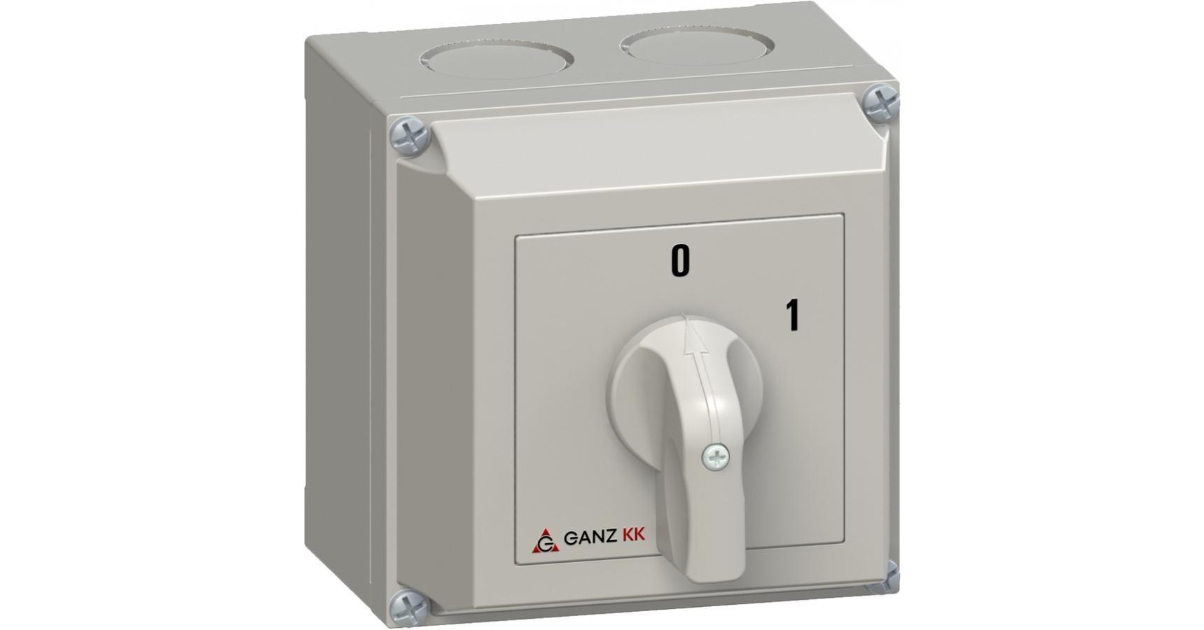 GANZ KKM1-32-6002 KI-BE kapcsoló / tokozott / 3P / 32A / 60 ...