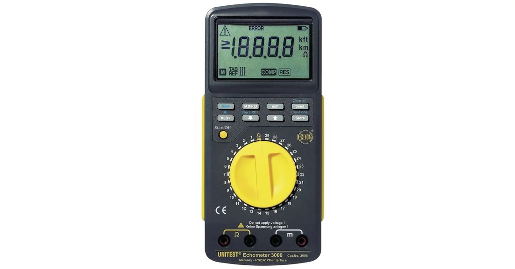 BEHA UNITEST Echometer 3000 digitális kábelhossz mérő műszer (2006D)