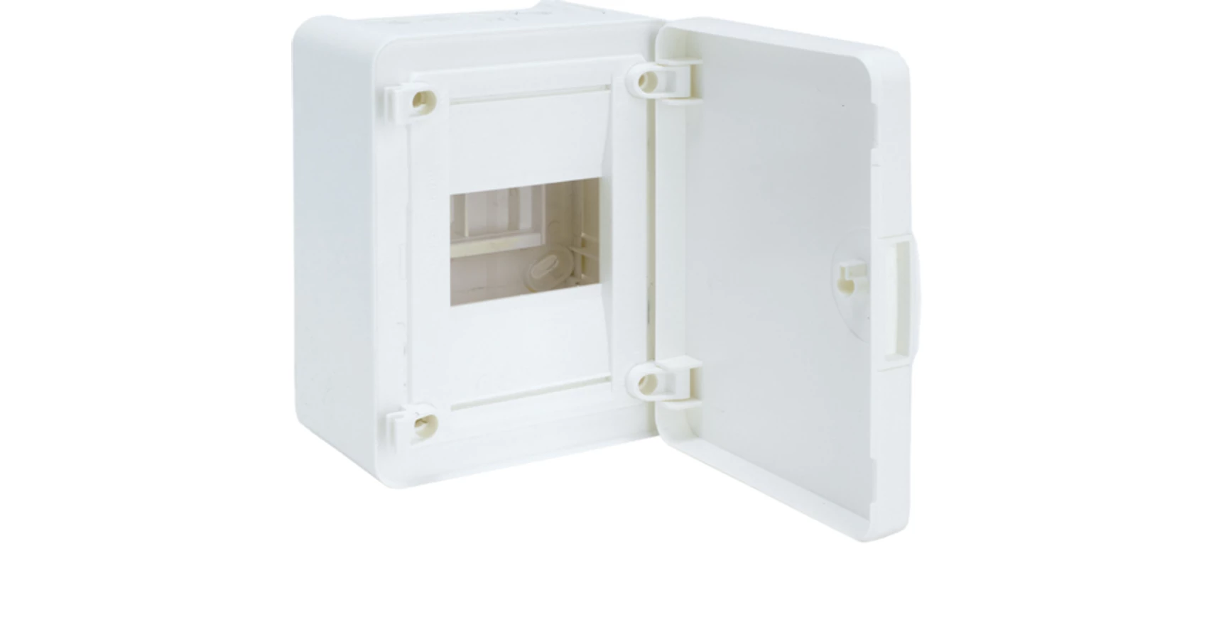 HAGER Golf kiselosztó, 1 soros, 4M, falon kívüli, teli ajtó ...