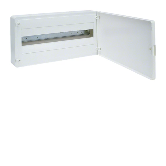 HAGER Golf kiselosztó, 1 soros, 22M, falon kívüli, teli ajtó ...